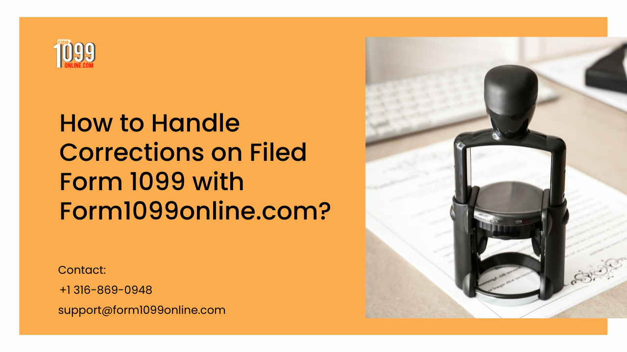 Fix Errors on Filed Form 1099 Easily | Form1099online.com