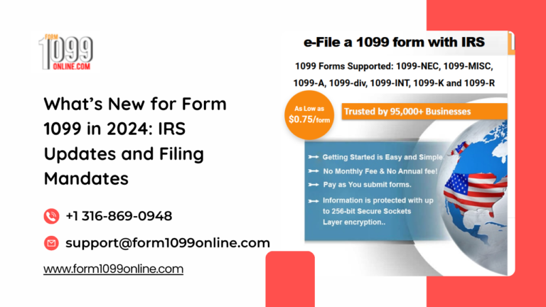 2024 Form 1099 Updates: Key IRS Rules and Filing Tips