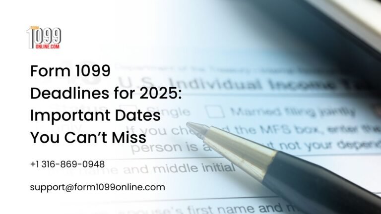 Form 1099 Deadlines for 2025: Important Dates You Can’t Miss