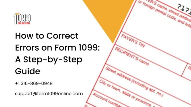 Form 1099: How to Correct Errors?