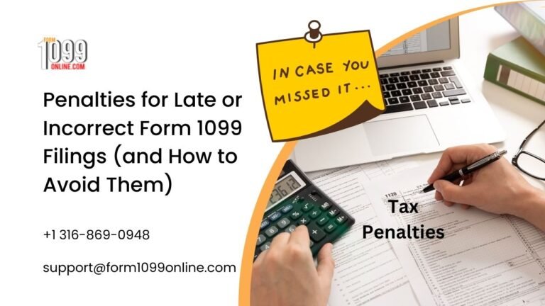 Penalties for Late or Incorrect Form 1099 Filings