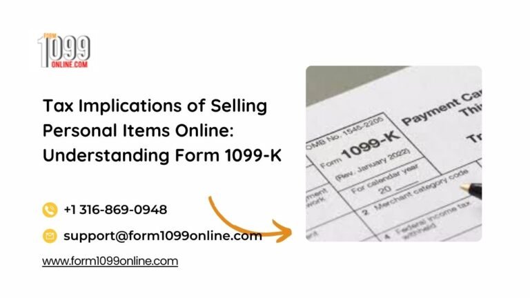 Form 1099-K: Tax Implications of Selling Personal Items